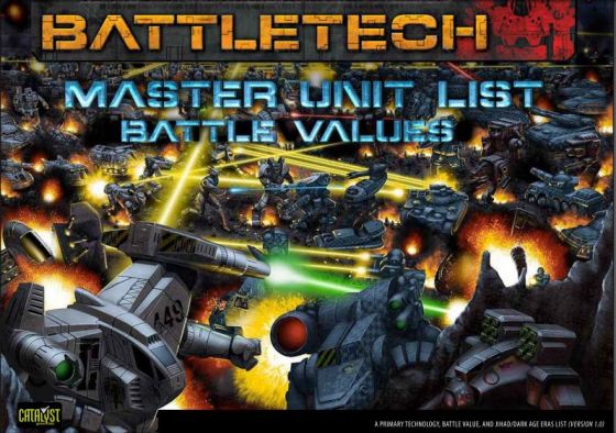 Master Unit List: Battle Values - BattleInt